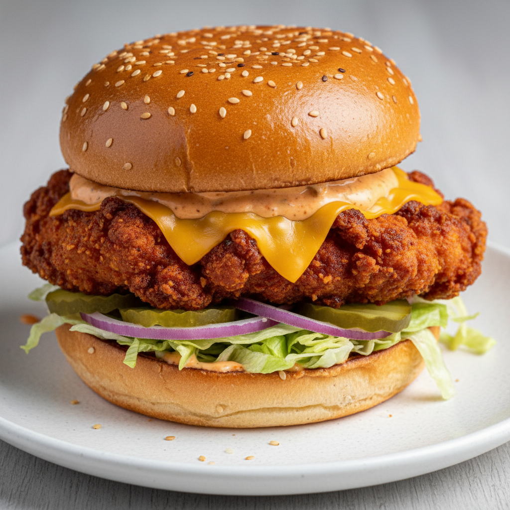 The Strip Tease: Chatham's Naughtiest Spicy Chicken Burger – Kynky Buns